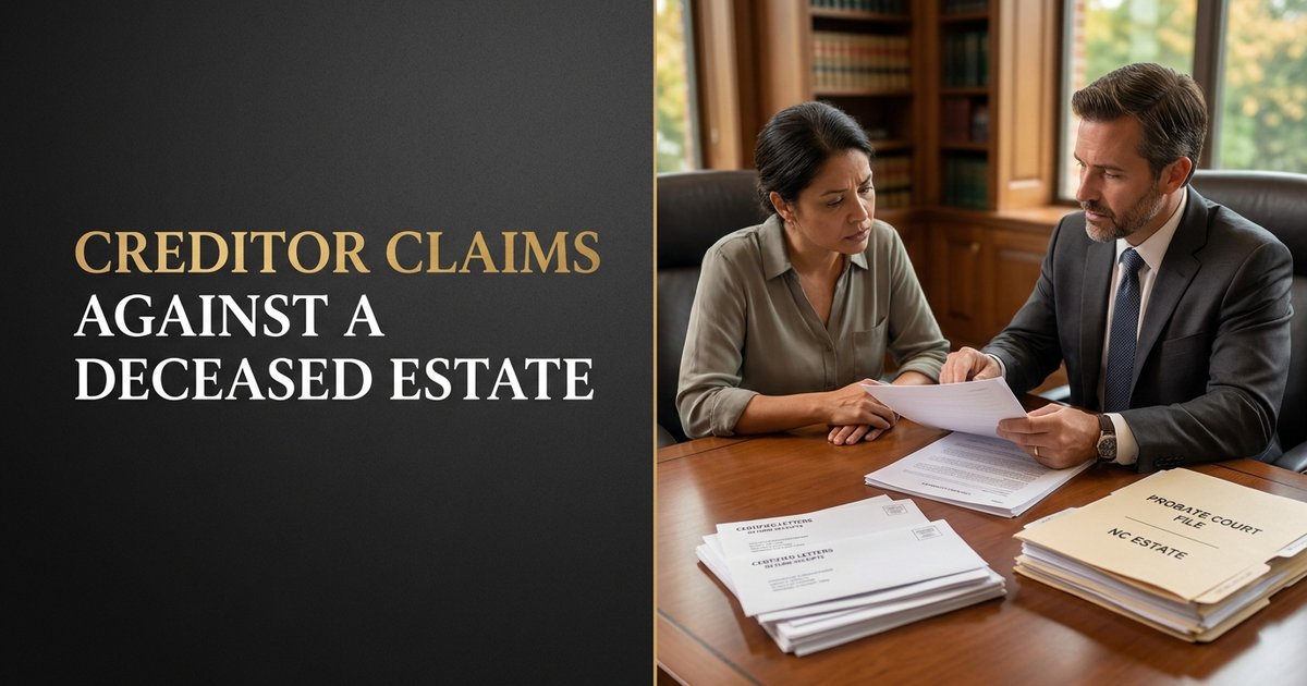 How do creditors make claims against an estate after someone passes ...