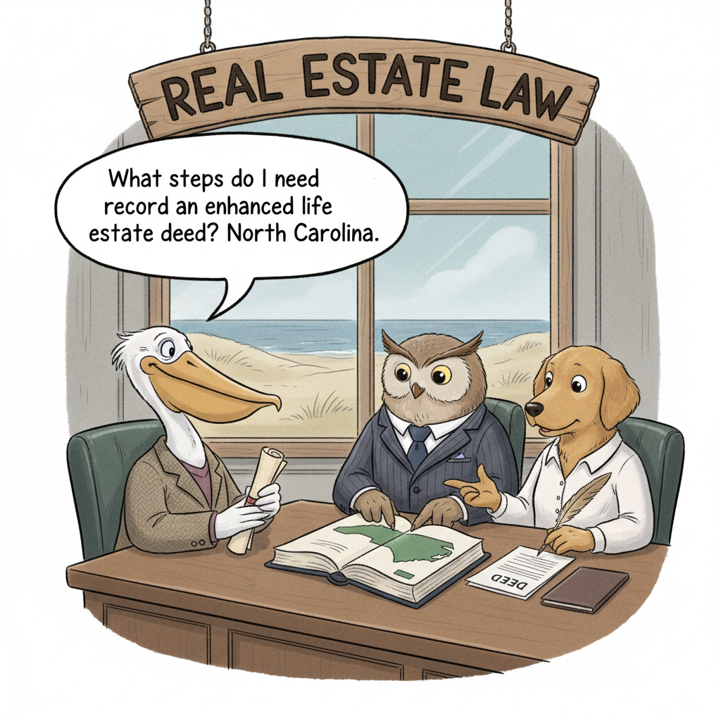 What steps do I need to record an enhanced life estate deed?: North Carolina - Pierce Law Group ...