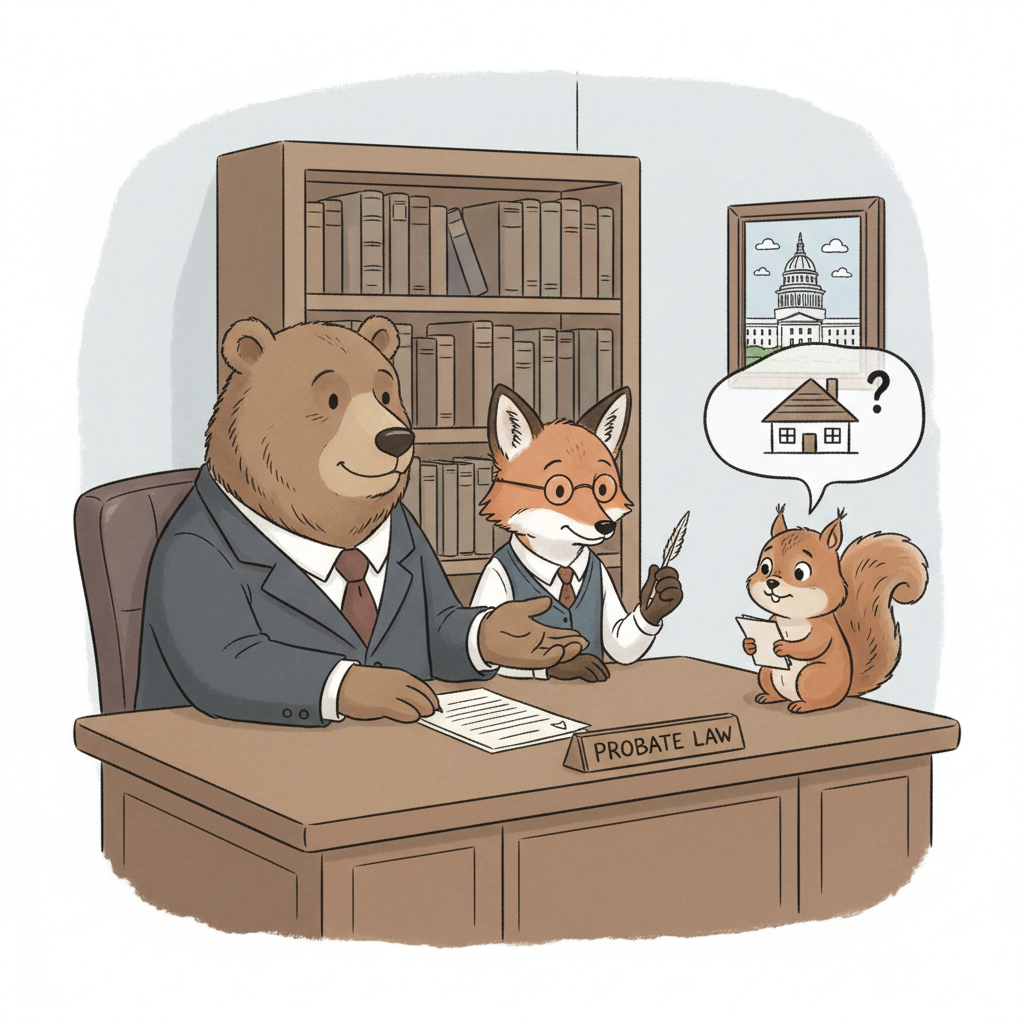 What form do I need to file at the courthouse when someone else is applying as estate ...