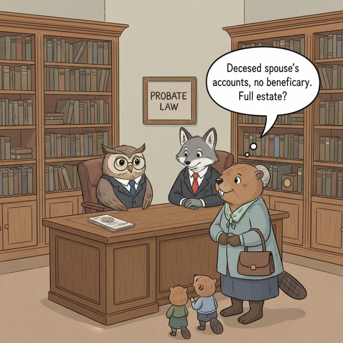 Do I need to open a full estate to access my late spouse’s bank and retirement accounts when no ...