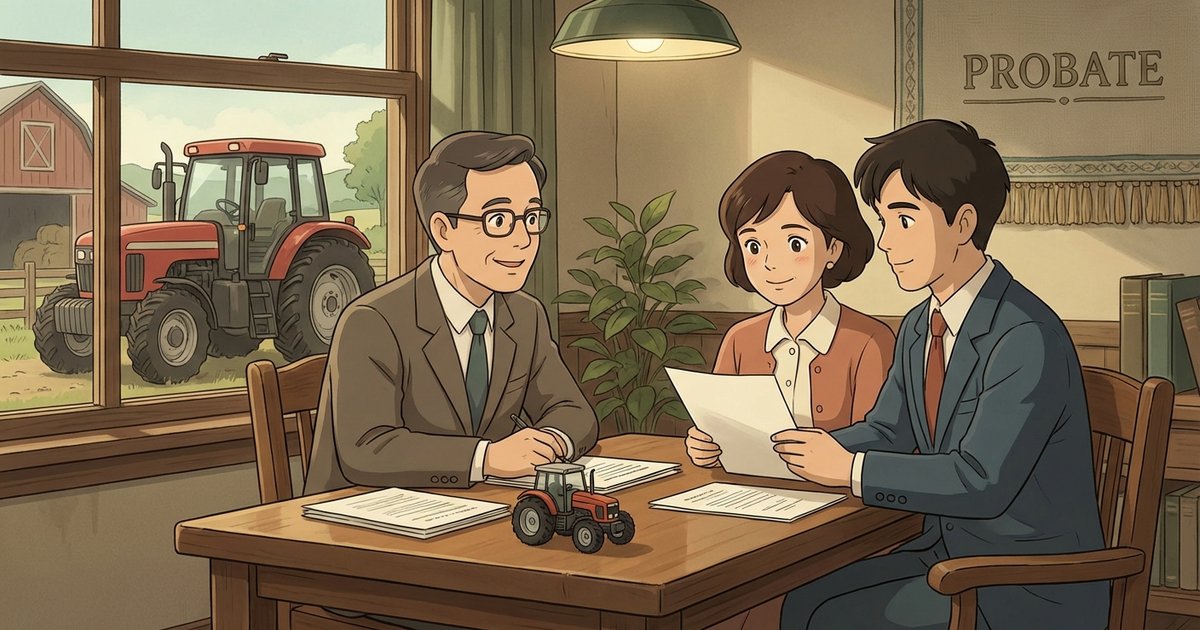 How can we sell farm equipment to an heir so the estate has cash to pay ...