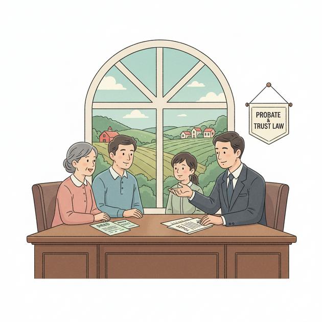 How do I open probate for the car and home while coordinating trust administration for rental ...